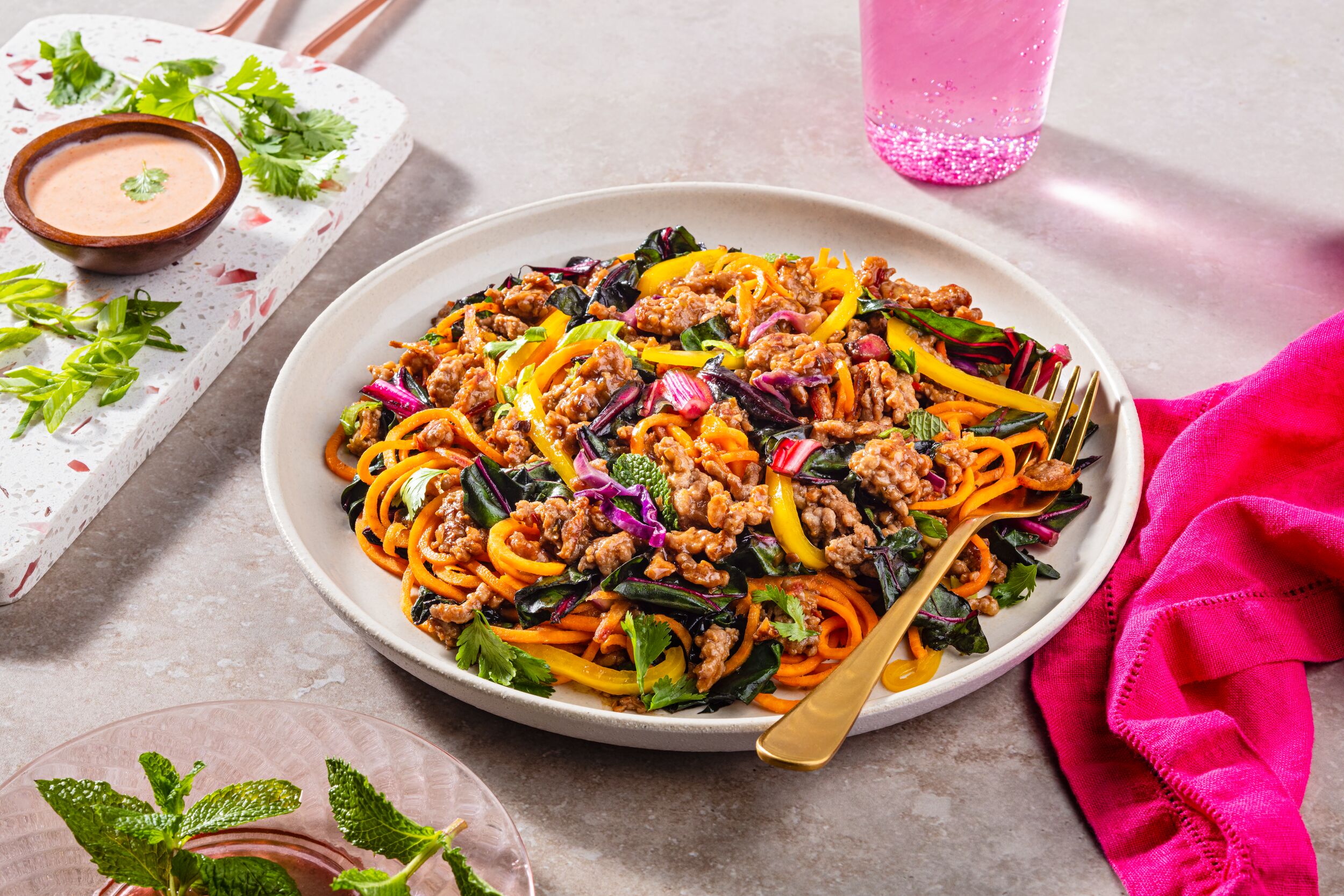 Spring Roll Noodle Bowl - Pork.org